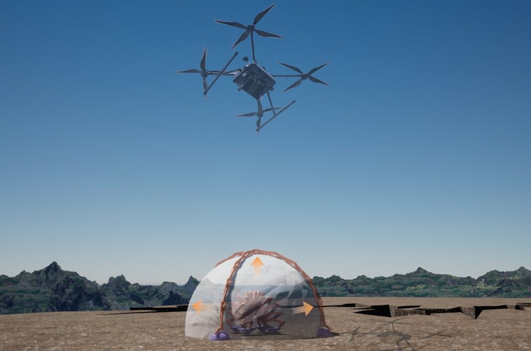 Drop-to-deploy: How bistable mechanics unfold structures in under a second