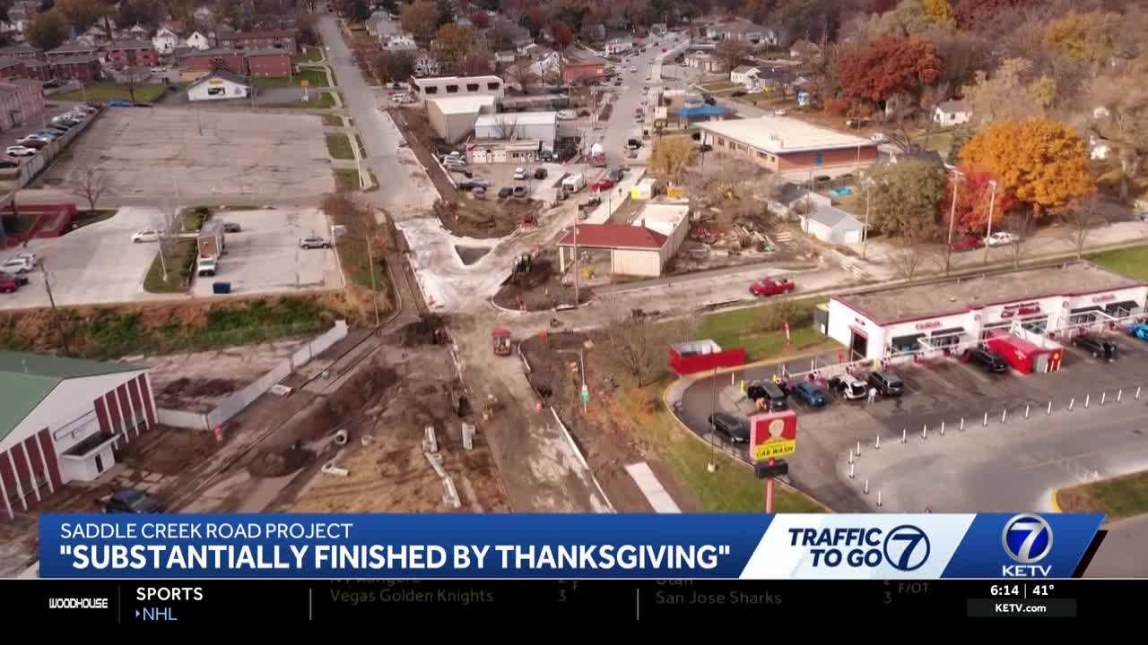 'Substantially complete by Thanksgiving': Saddle Creek Road ...