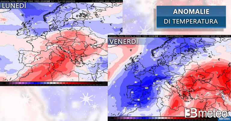Meteo Monza e Brianza: temperature in calo, nel weekend minime sotto zero