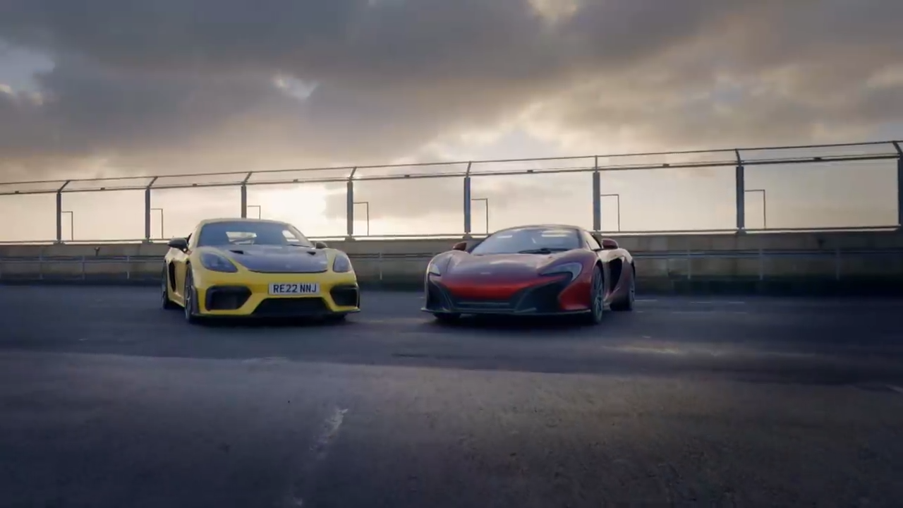 The ultimate supercar face-off: Cayman gt4 RS vs McLaren 650s spider
