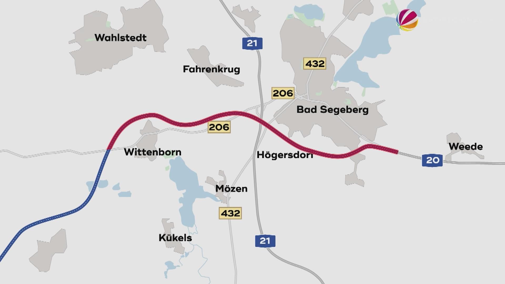 Karte Bad Segeberg