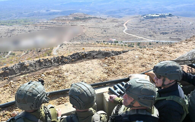 Israel’s presence in Syria of ‘immense importance,’ Netanyahu tells troops