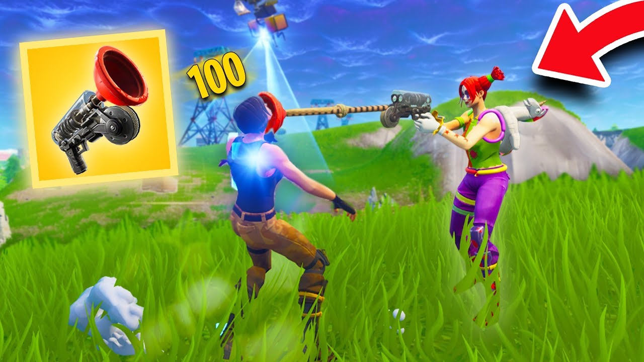 Can you get a kill with the grappler? | Fortnite Battle Royale