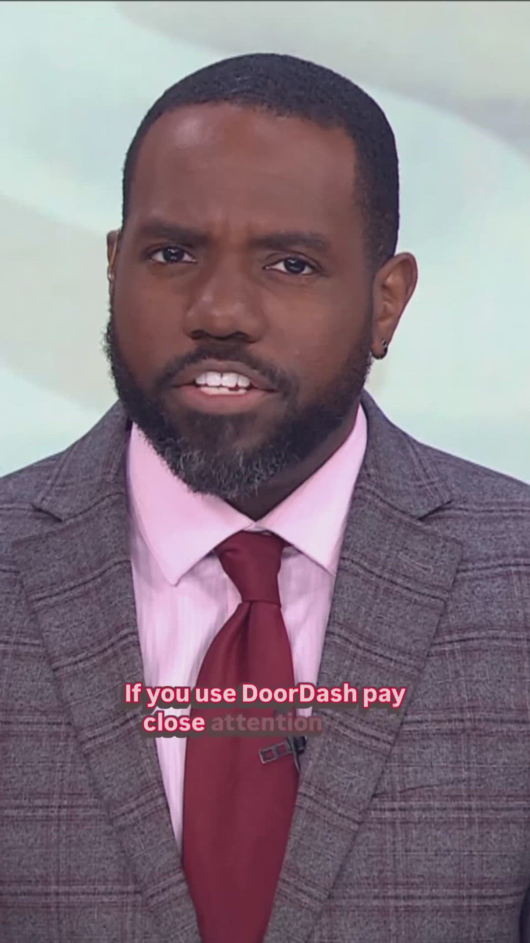 Door Dash notifying users of a data breach