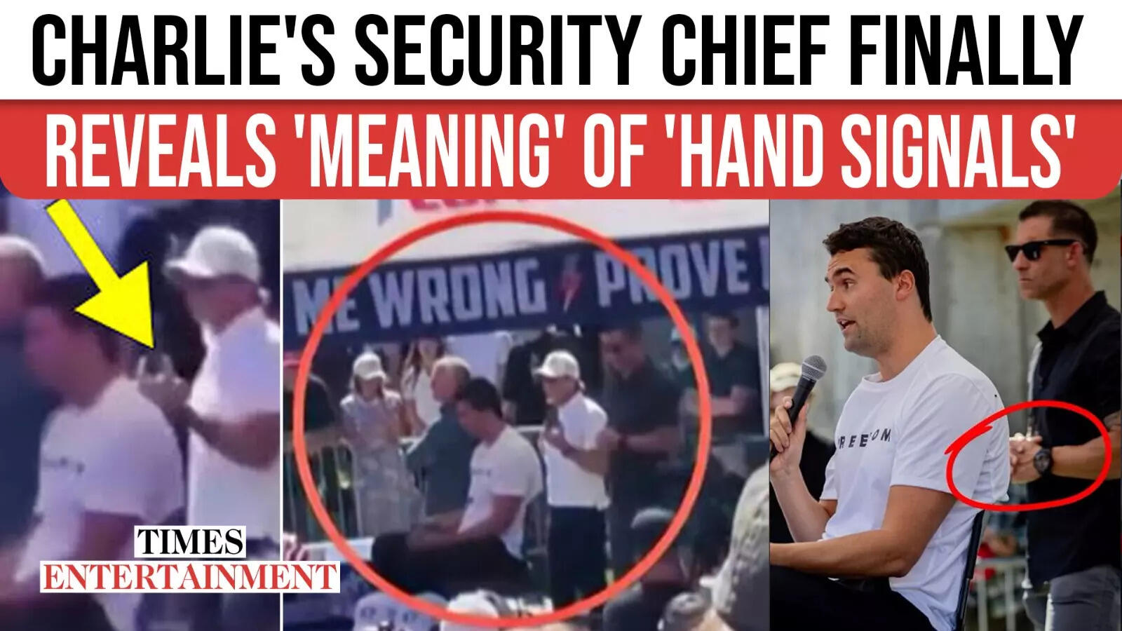 Charlie Kirk's Security Chief Breaks Silence On Wild 'Suspicious Hand ...