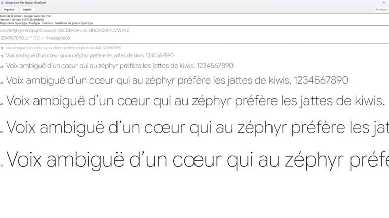 Écrivez comme Google : la nouvelle police Google Sans Flex est gratuite