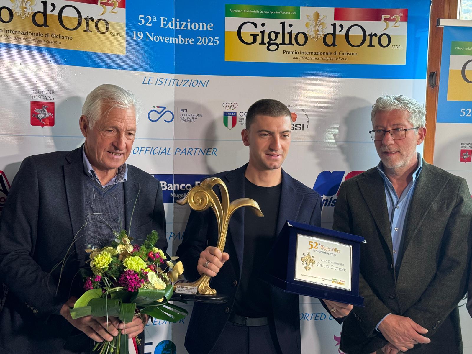Ciclismo: Ciccone Giglio D'Oro 2025 strizza l'occhio alla maglia rosa
