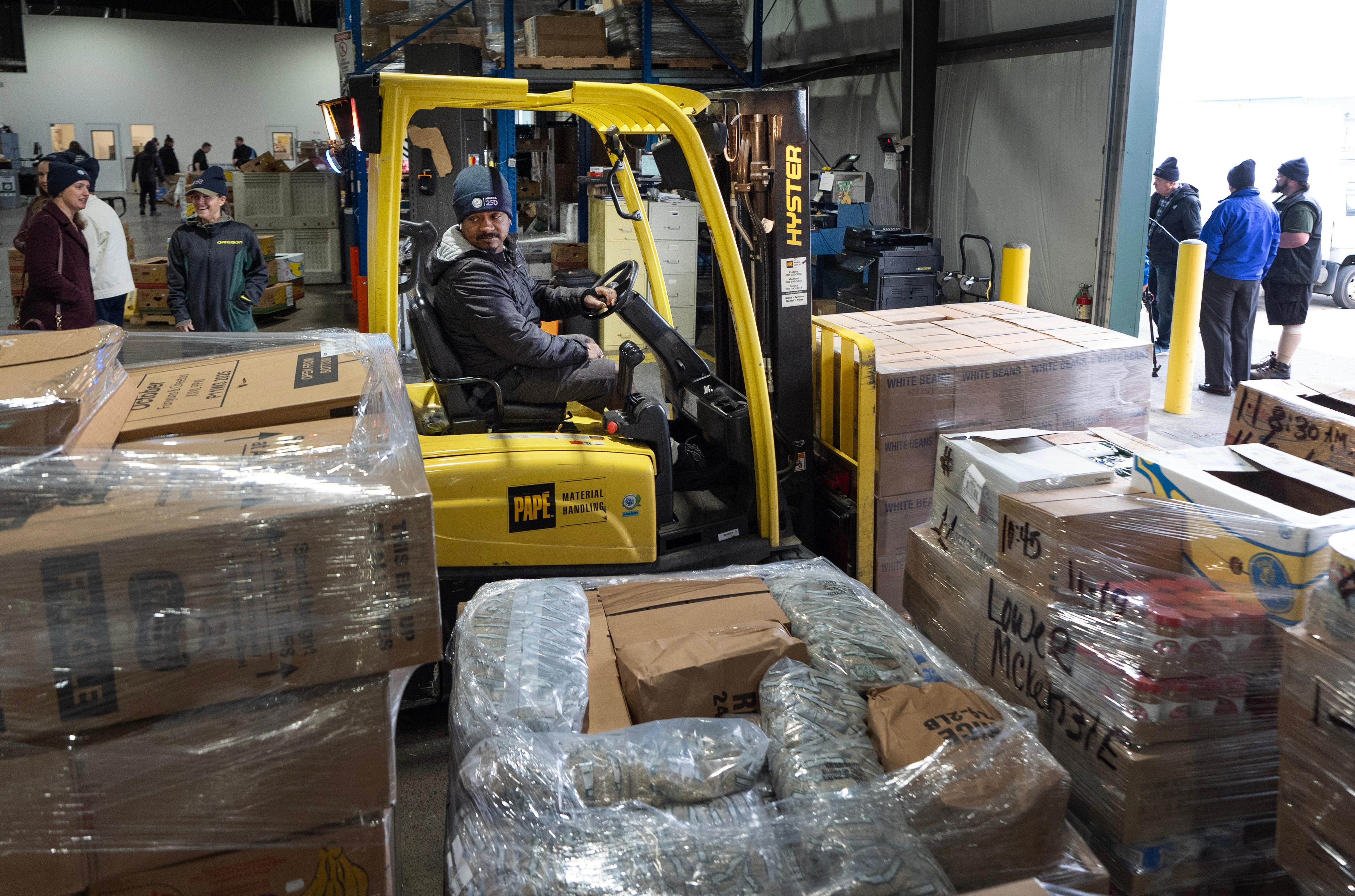 First America250 food delivery arrives at Food for Lane County