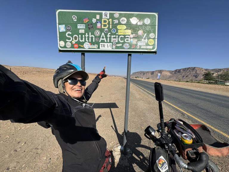 A Moroccan woman’s three-year ride across Africa : 33 countries, one bike, no limits
