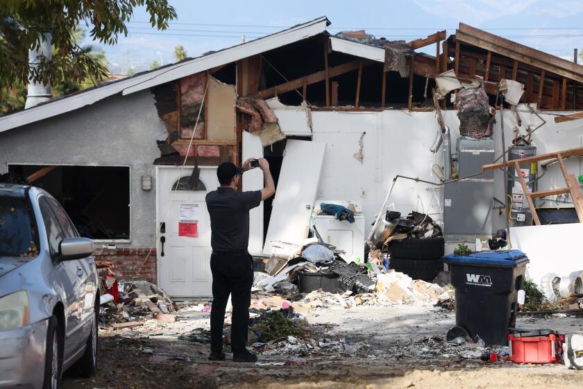 House explosion caused by child turning on lamp during a gas leak ...