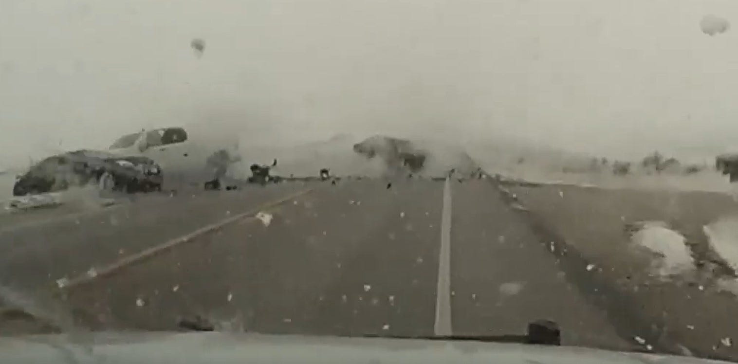 Dash Cam Video Captures Moment A Wrong Way Driver Caused A Head On