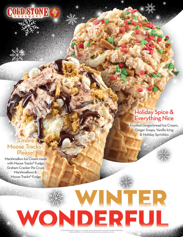 Cold Stone Creamery Holiday Flavors