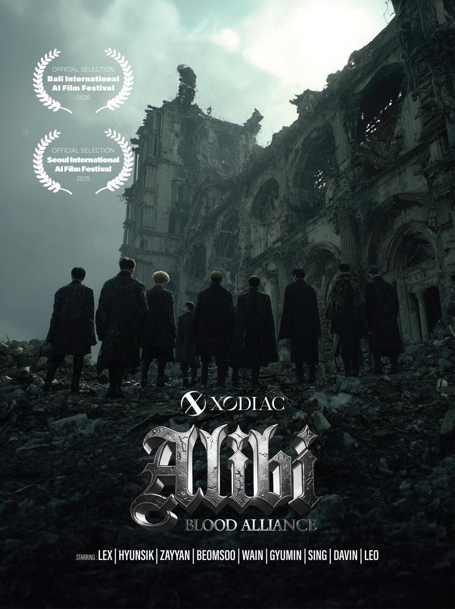“소디엑(XODIAC) AI 왕좌 세계관”…네 번째 싱글 ‘Alibi’→비주얼 혁신 예고