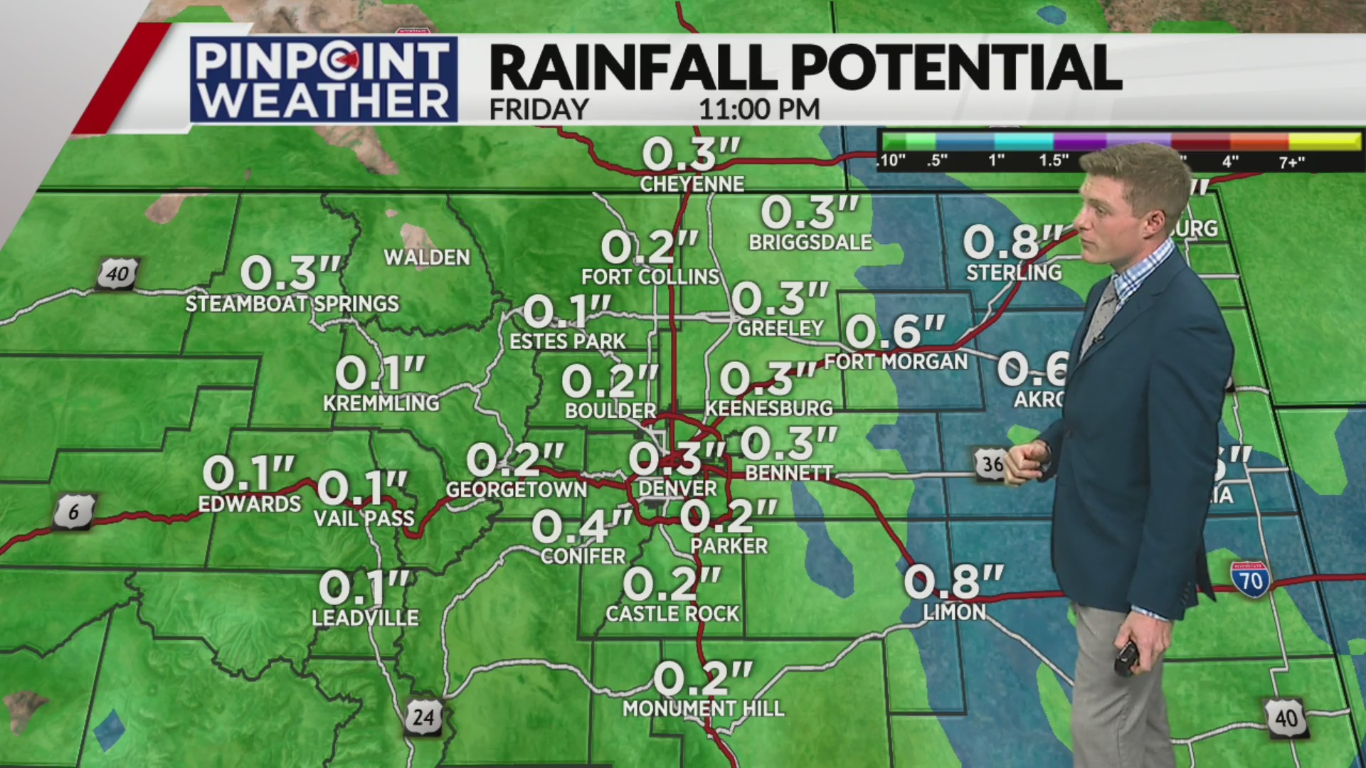 Denver weather: Moisture hitting the Denver metro