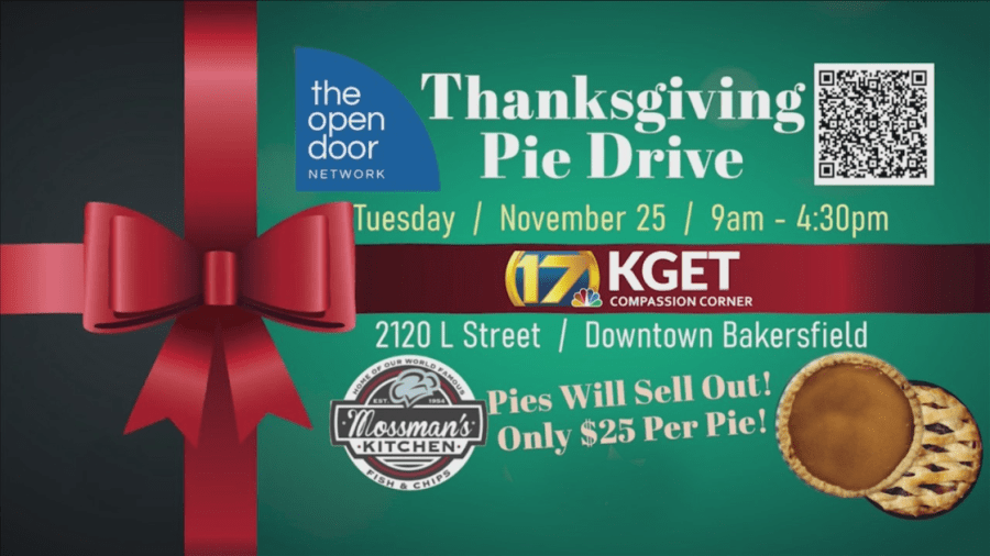 ‘Pies for a Purpose’ returns to Compassion Corner