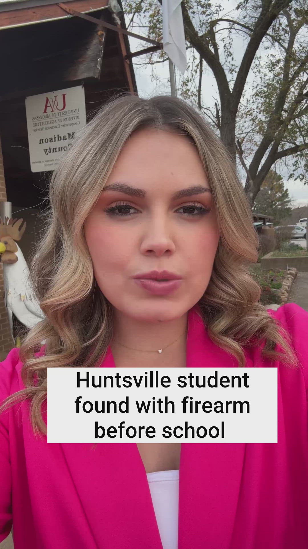 Officers recover stolen handgun from Huntsville student