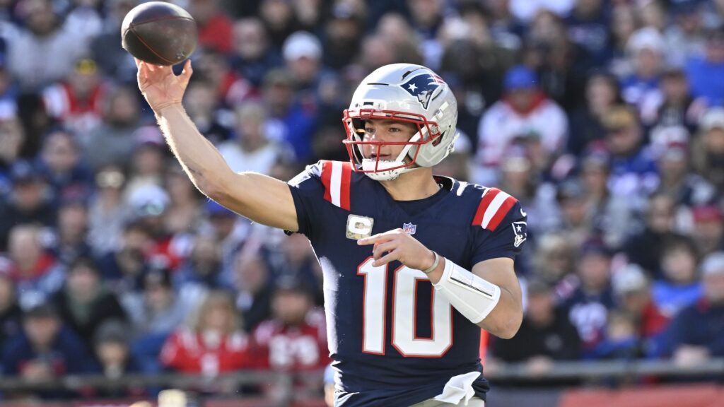 Drake Maye calls Patriots rookie’s TD grab ‘one of the best catches I ...