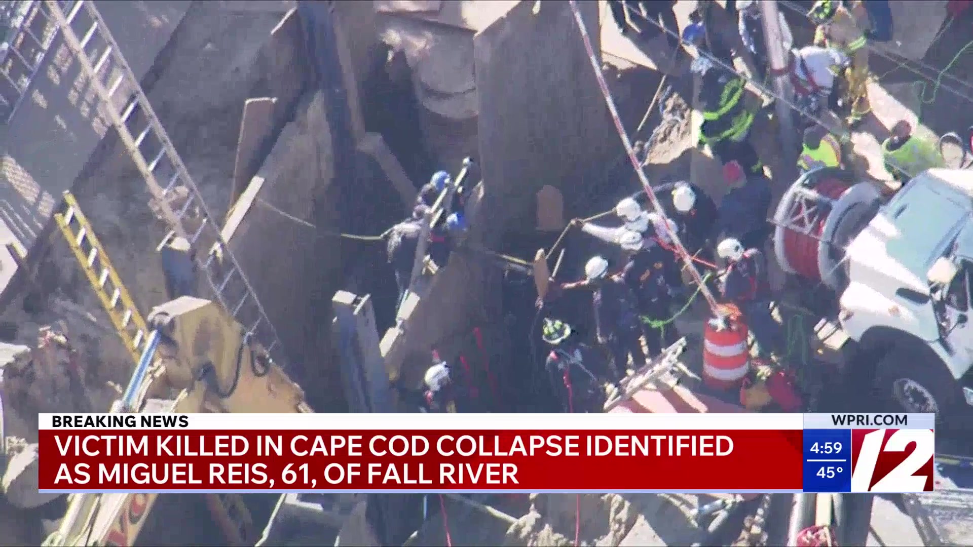 Victim identified in Cape Cod Collapse