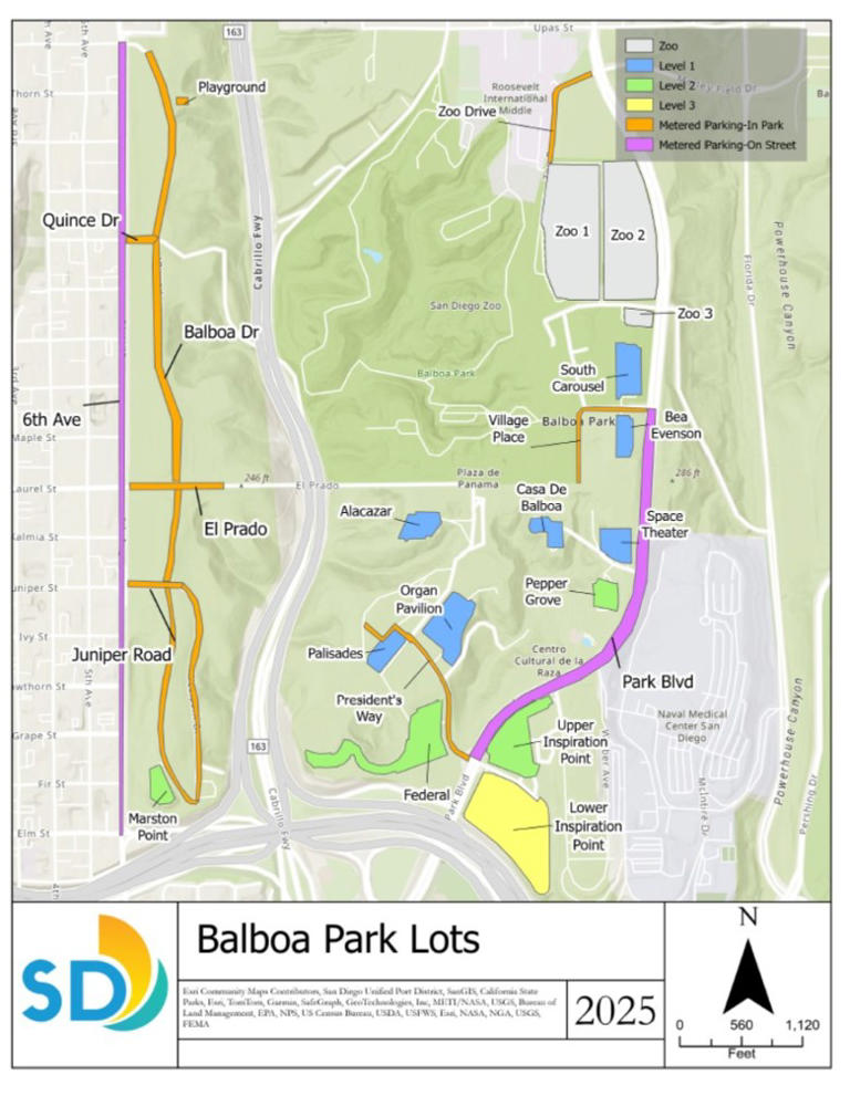 Paid parking is coming to Balboa Park — here’s what it could cost you