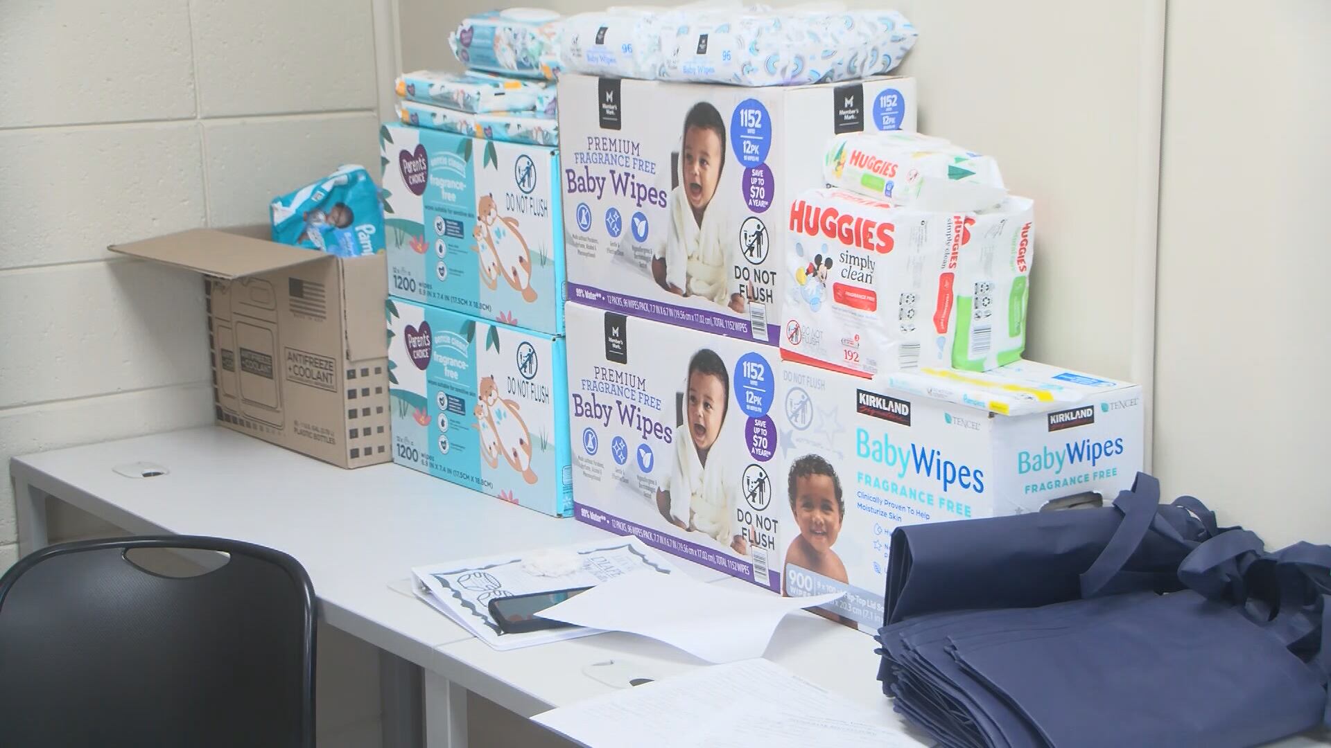 Burke County holds drive-thru diaper giveaway for parents