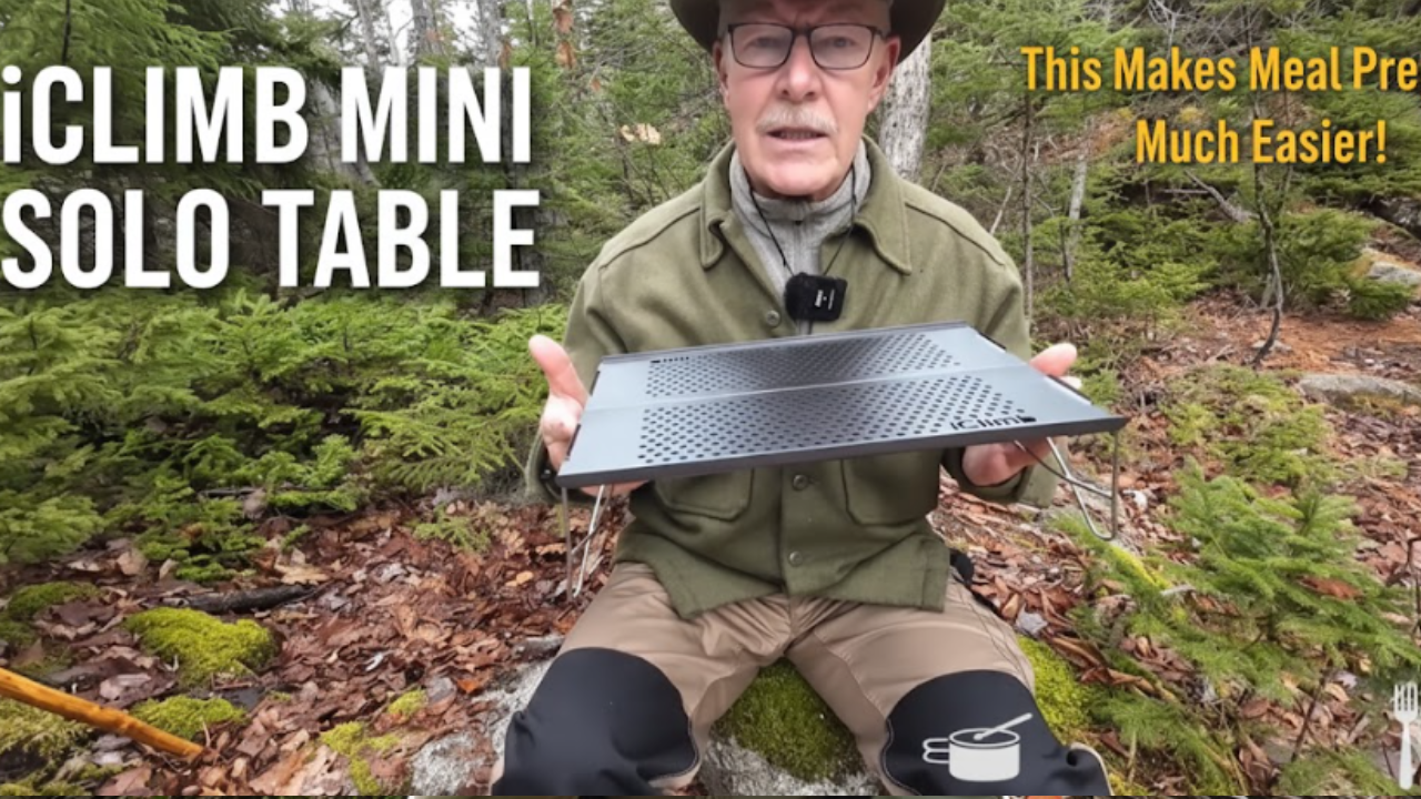 Why Everyone Needs the iClimb Mini Solo Folding Table for Meal Prep!