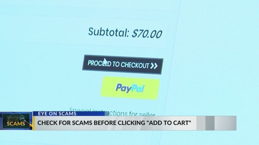Eye on Scams: Be cautious before clicking ‘add to cart’