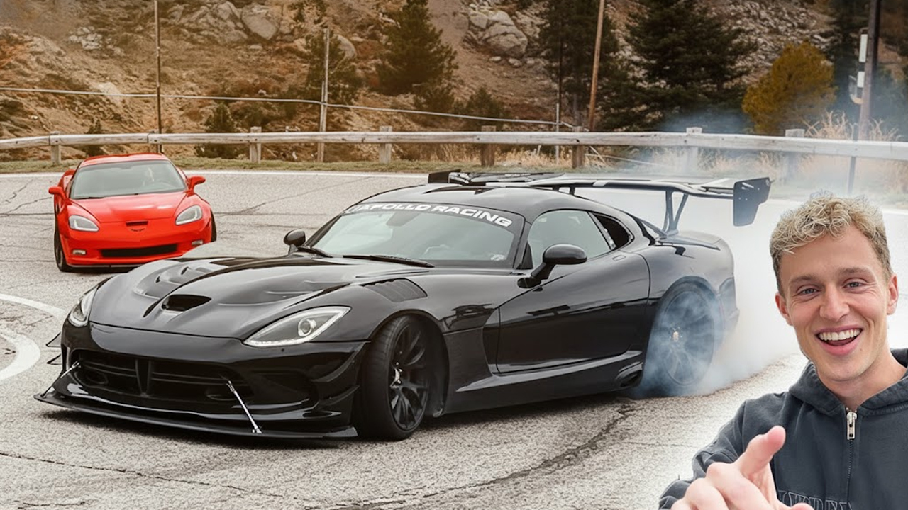 Viper ACR vs Z06 Mountain Road Run