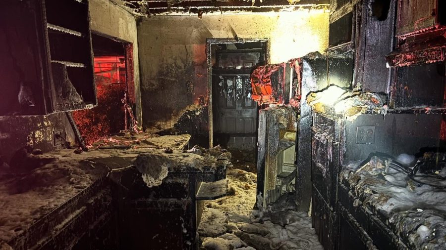 2 fires were reported at this Fresno home in a single day