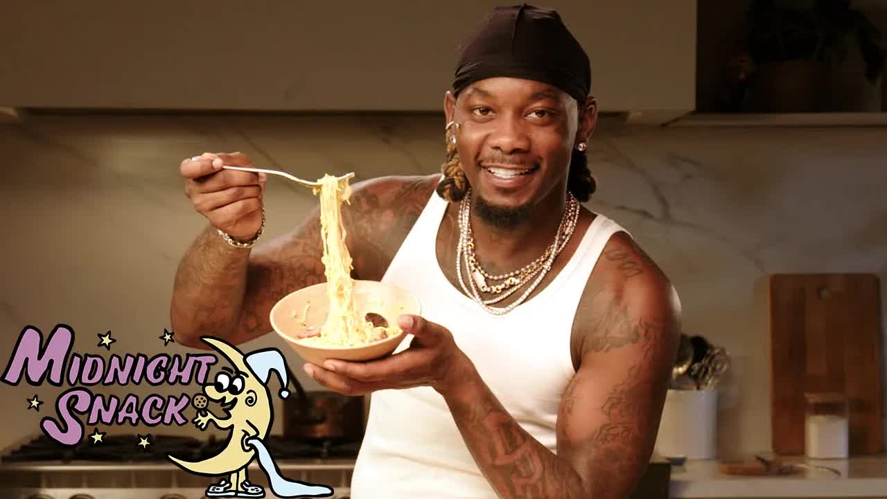 Offset reveals his secret late night ramen recipe | Midnight snack