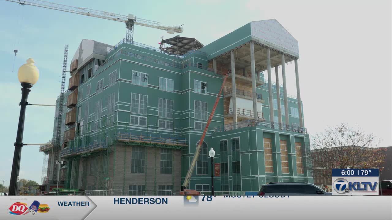 New Smith County courthouse reaches 50% completion