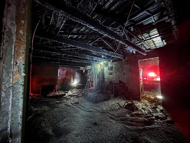 2 fires were reported at this Fresno home in a single day