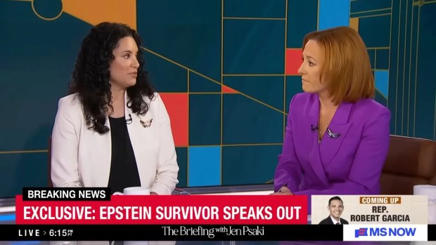 Jen Psaki Confronts the Dangers of Epstein Survivors Naming Names ...