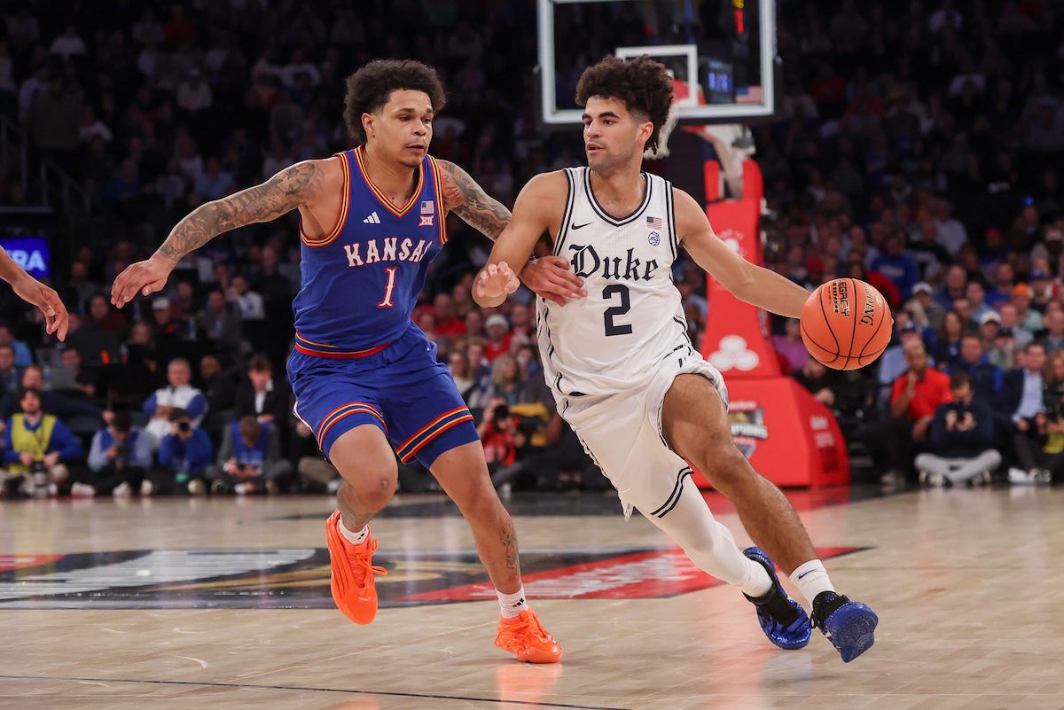 Jon Scheyer credits Duke's poise in win over Kansas