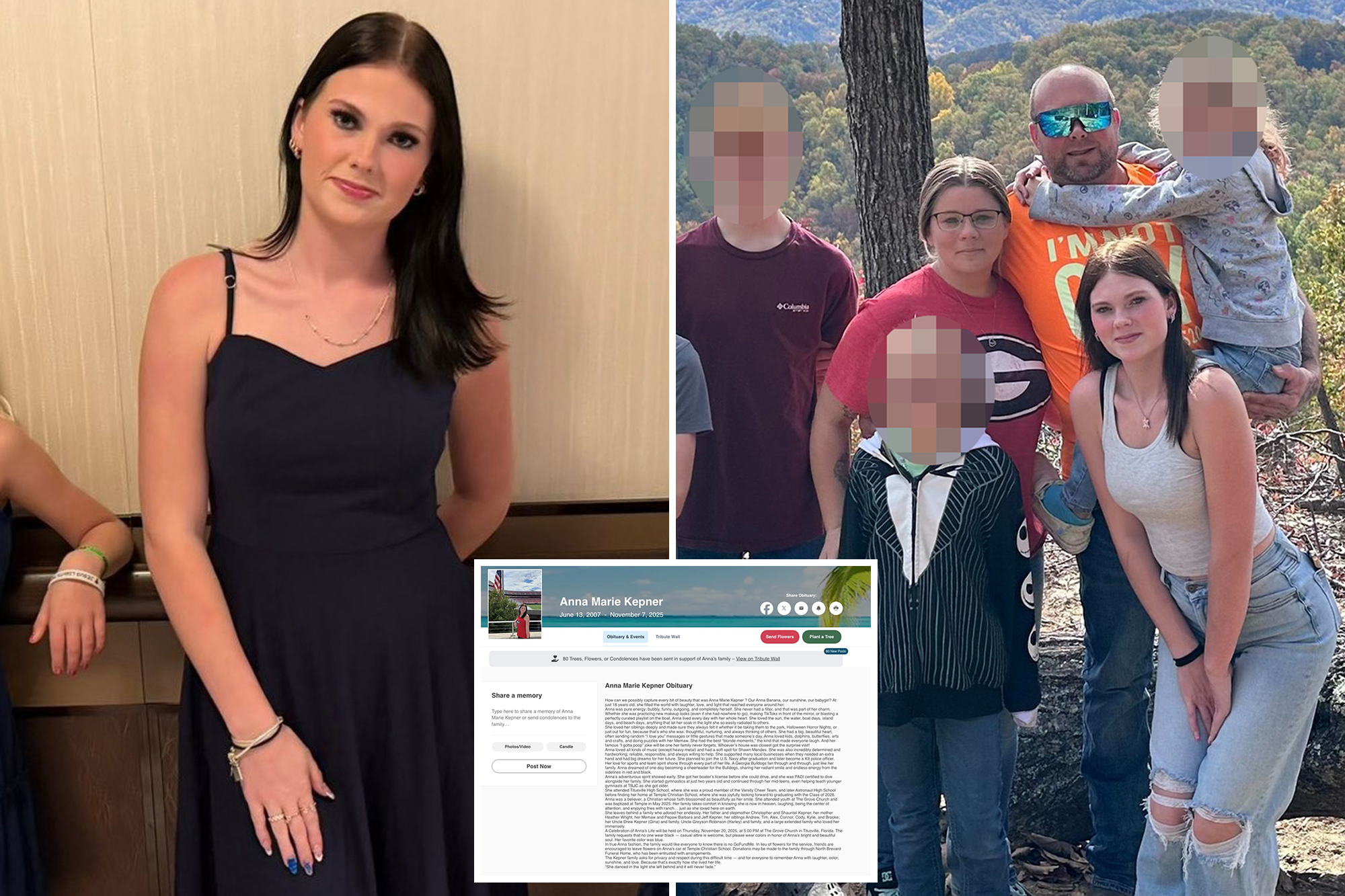 Anna Kepner’s family pays heartbreaking tribute to teen who died on ...