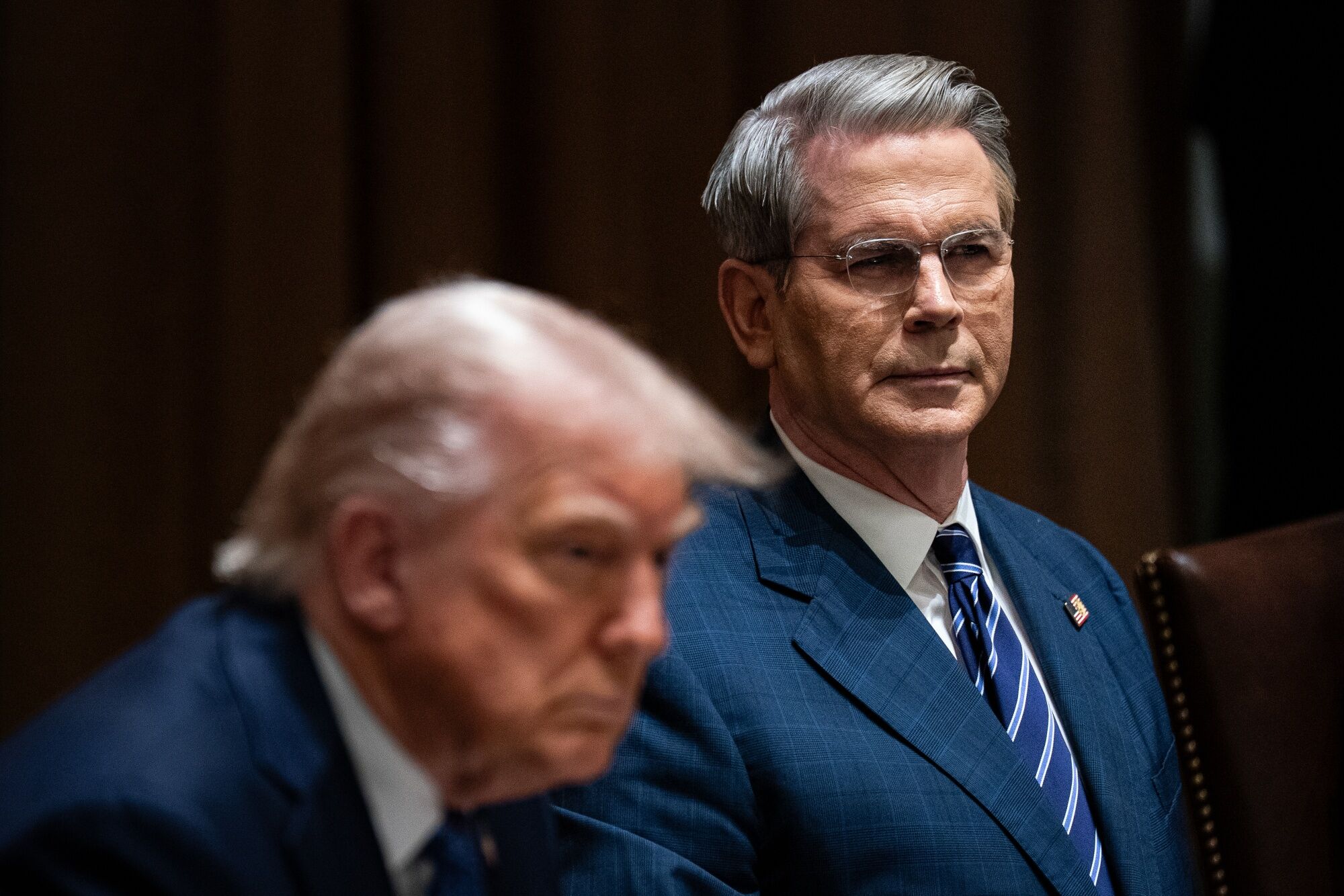 Trump Quips He’ll Fire Bessent If Interest Rates Not Lowered