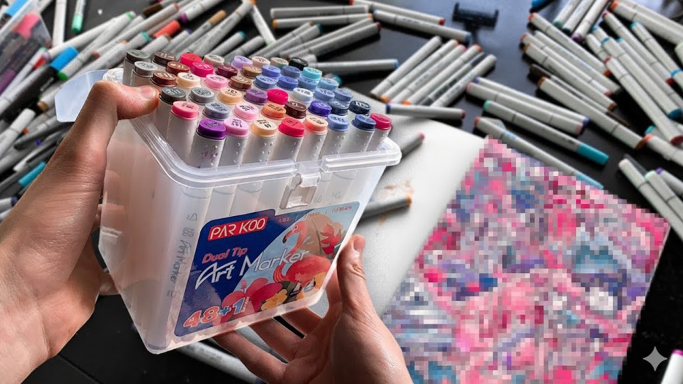 Can $1 Markers Actually Make Good Art?