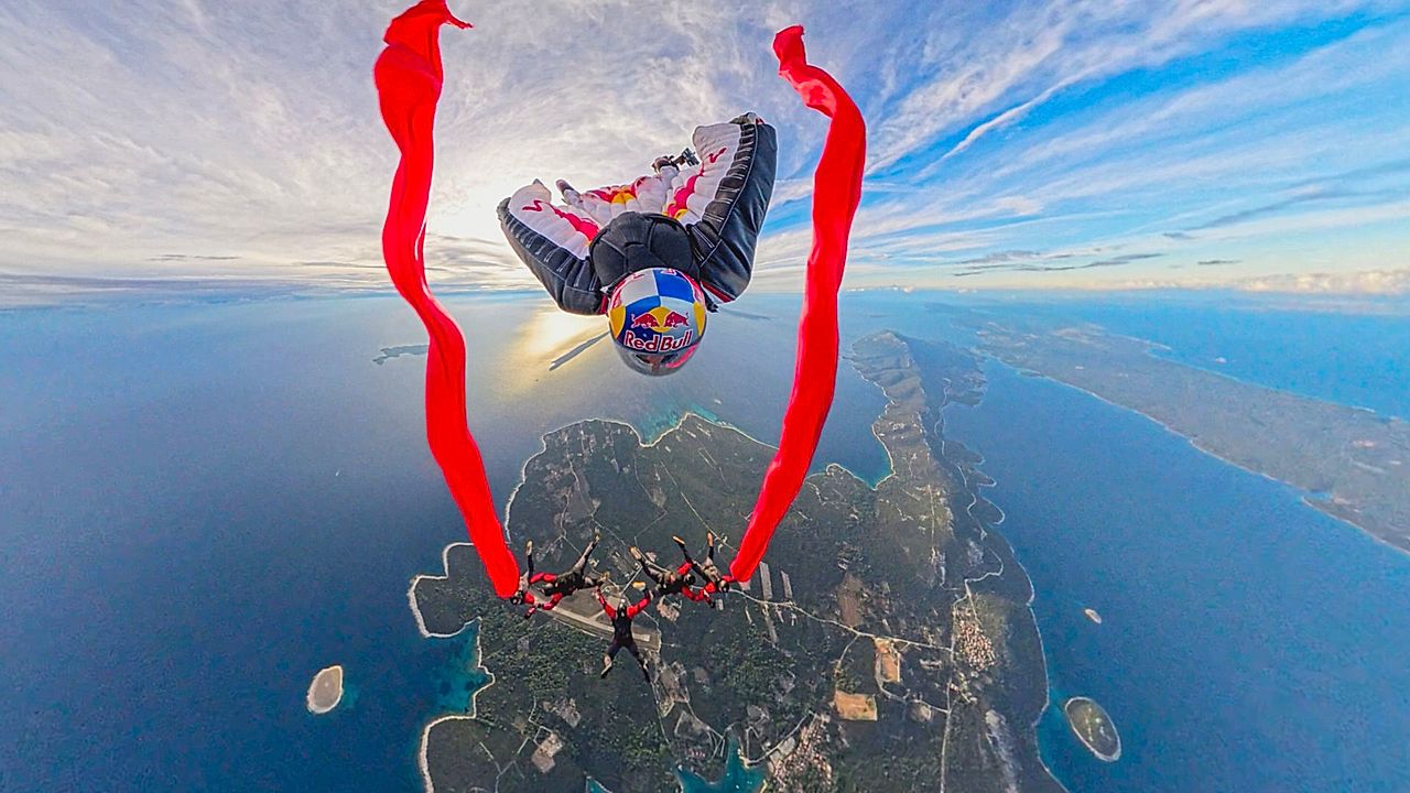 Red Bull athletes complete world-first 15-stage global aerial obstacle ...