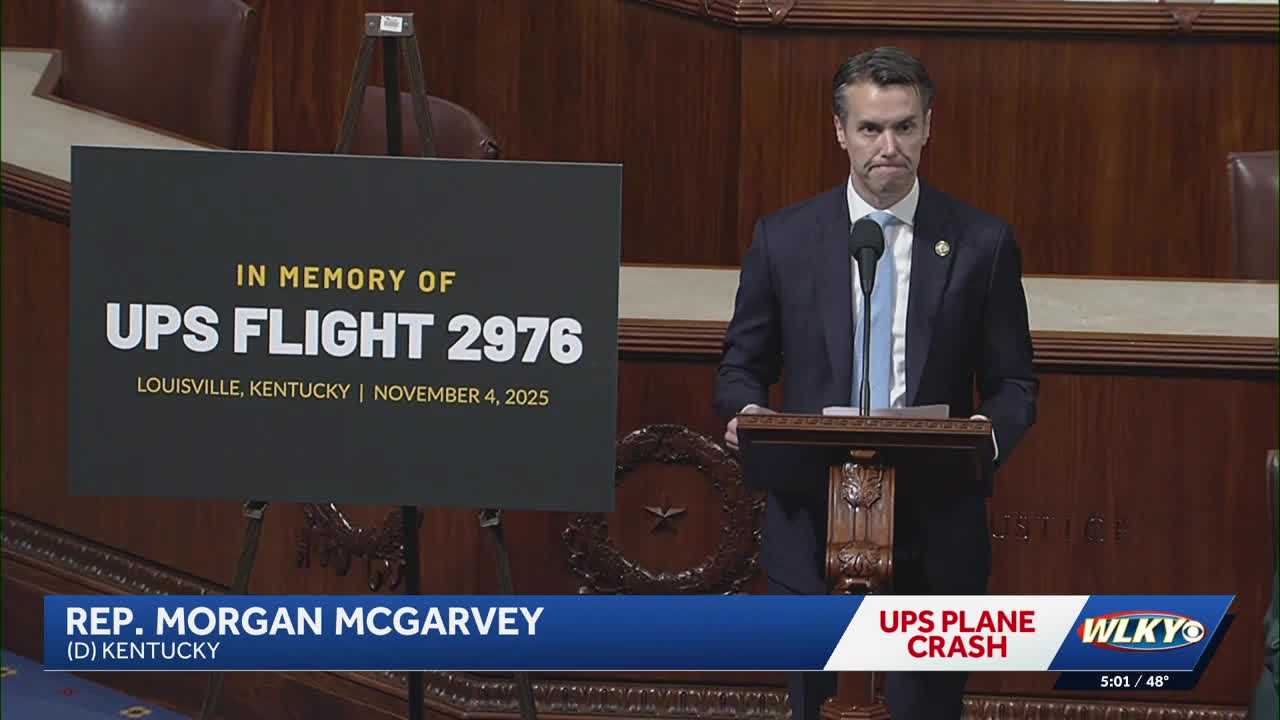 Congressman McGarvey pays tribute to victims of UPS plane crash on ...