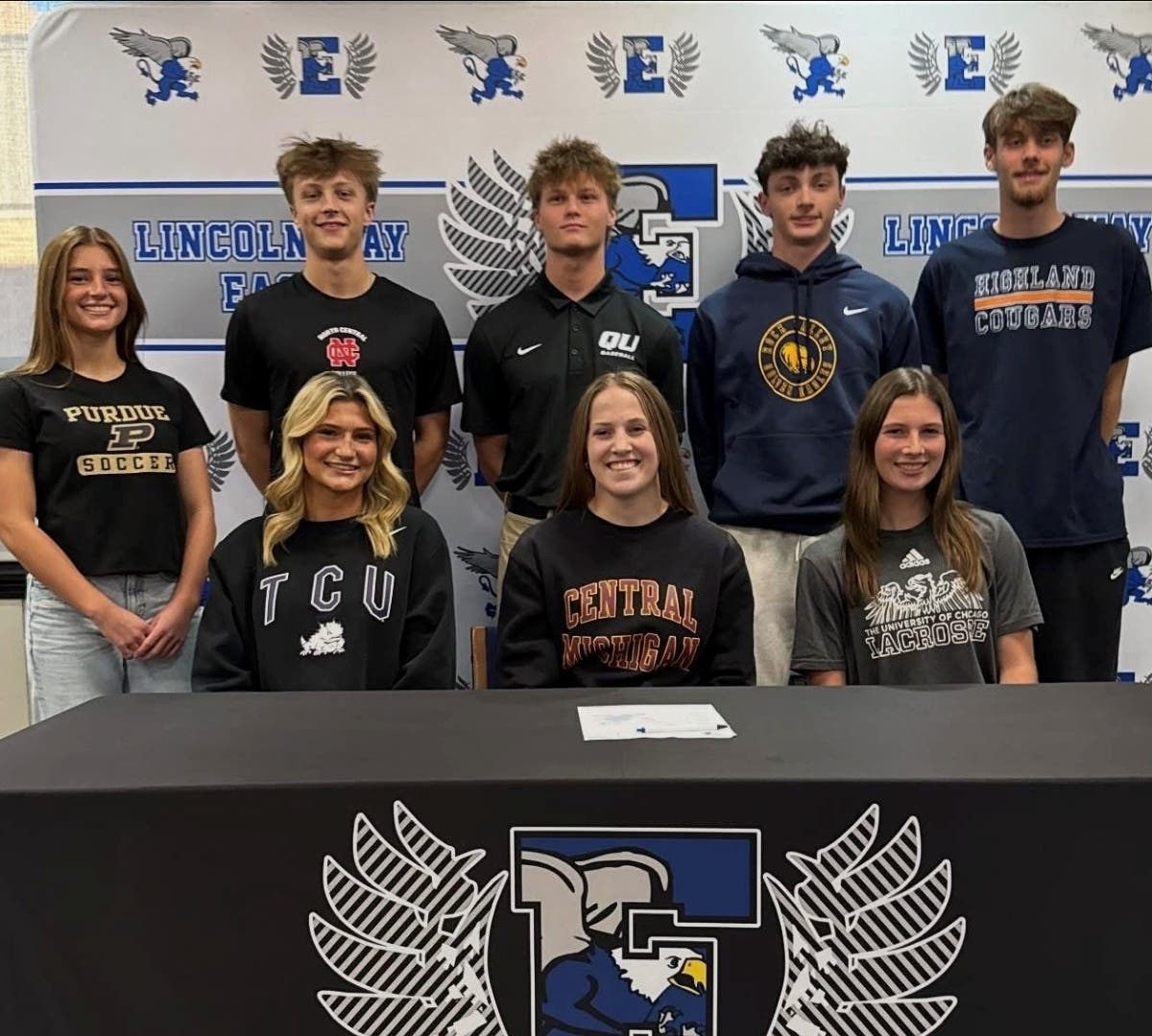 Lincoln-Way East Celebrates Fall Signing Day