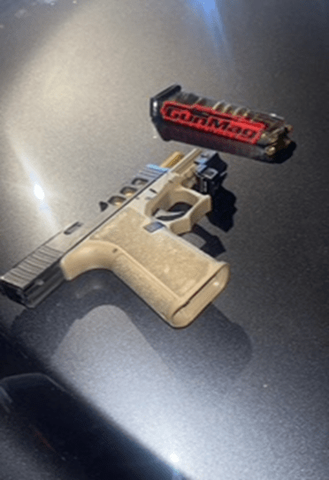 Convicted felon arrested downtown with a 'Ghost Gun'