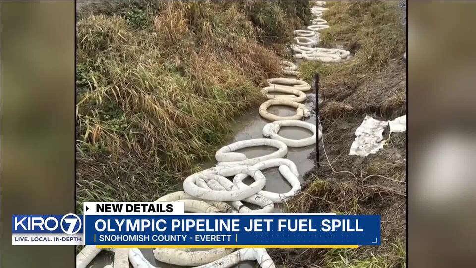 VIDEO: Olympia pipeline jet fuel spill