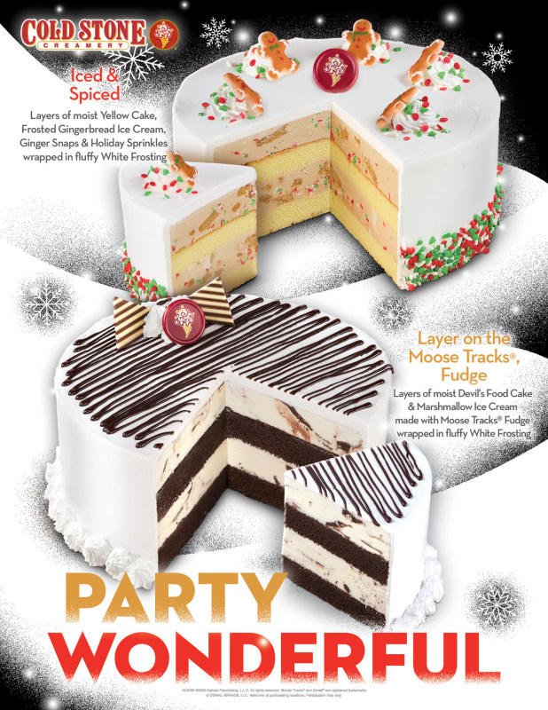 Cold Stone Creamery Holiday Flavors