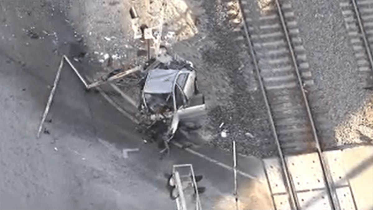 Person airlifted to hospital after Brightline train hits car in North ...