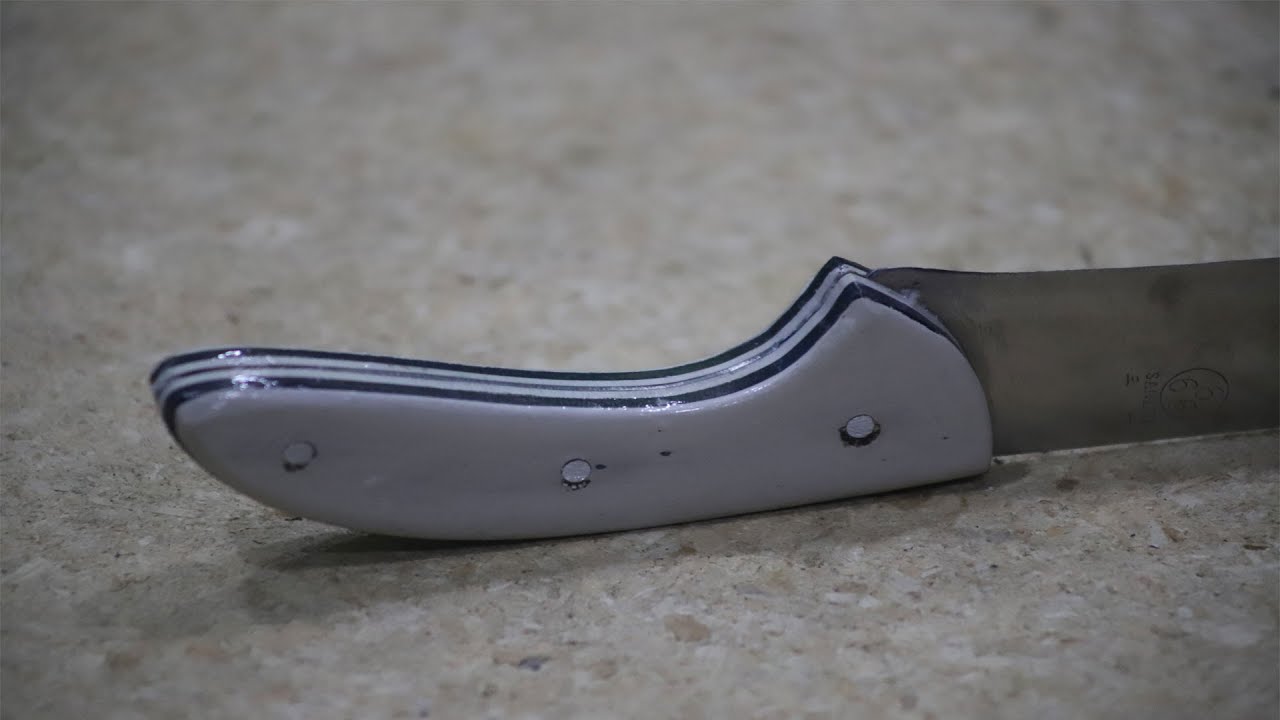 Very few people know how to repair knives! PVC knife handle