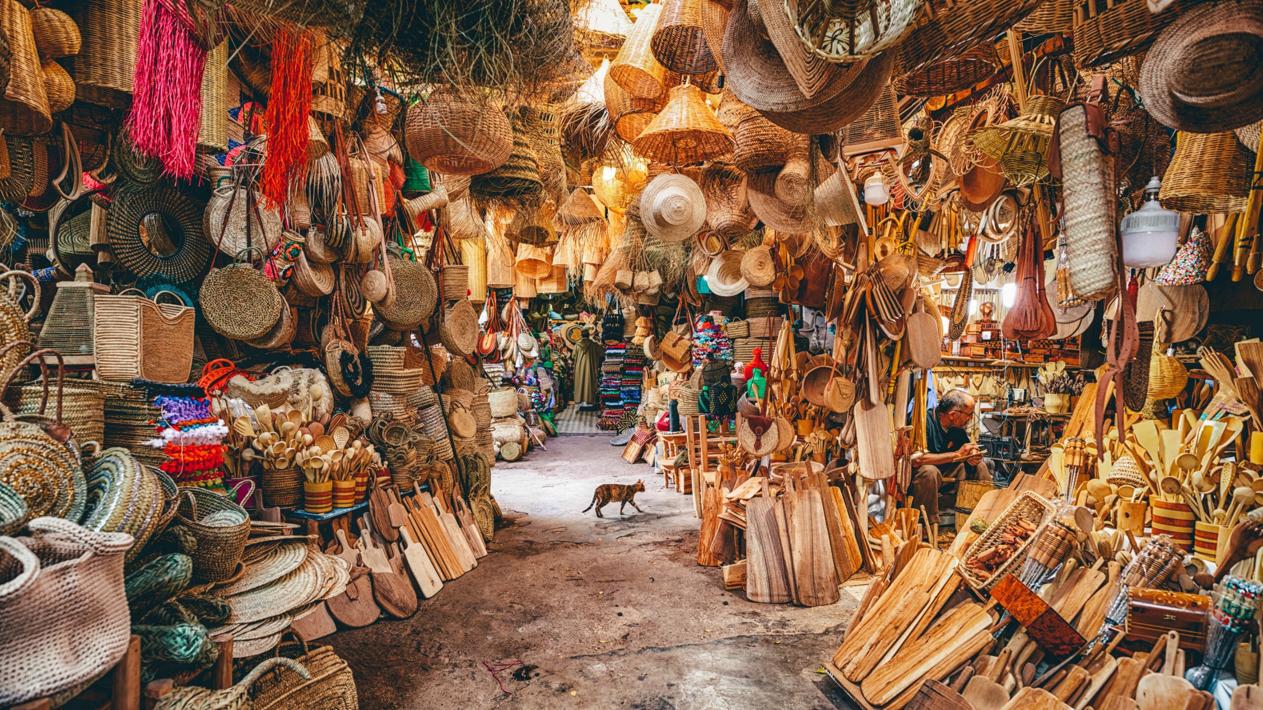 If I'm going to shop anywhere I've traveled to, it's Morocco