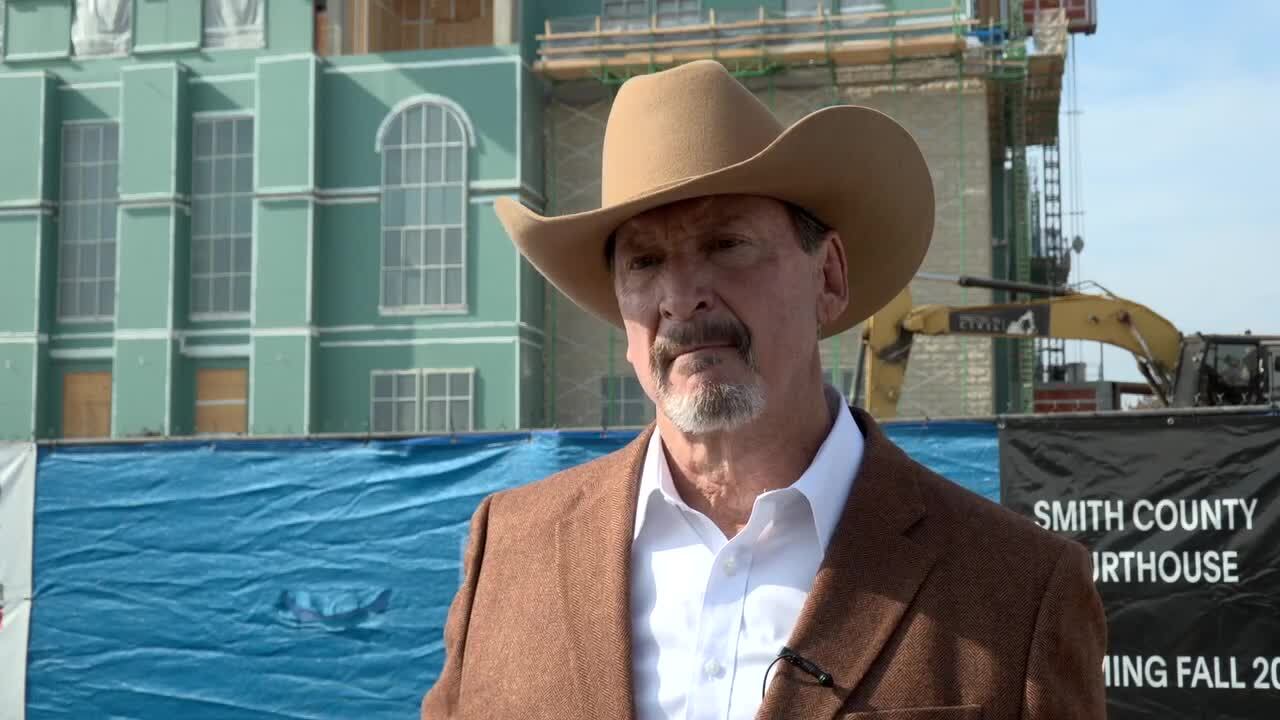 New Smith County courthouse build reaches halfway point