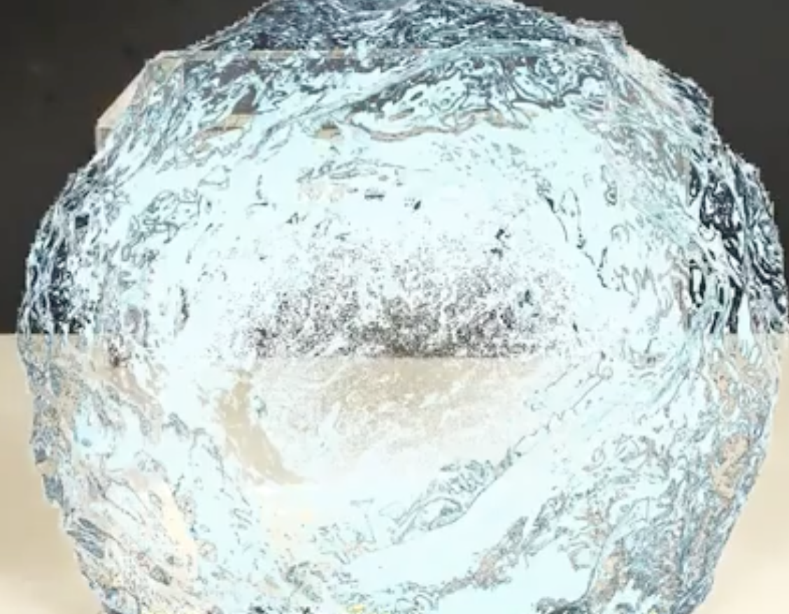 A drop of a neutron star on earth