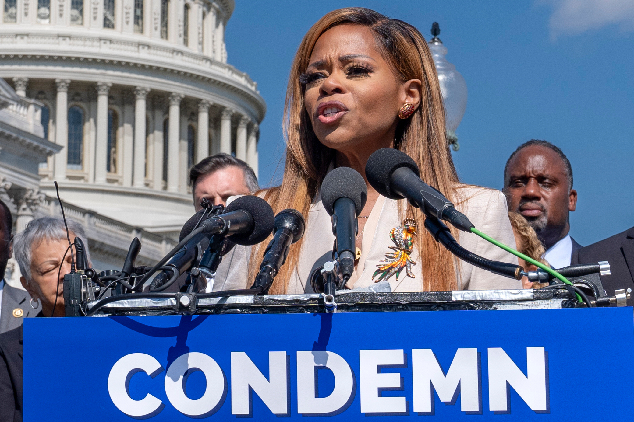 Justice Dept. charges Democratic congresswoman with stealing FEMA funds