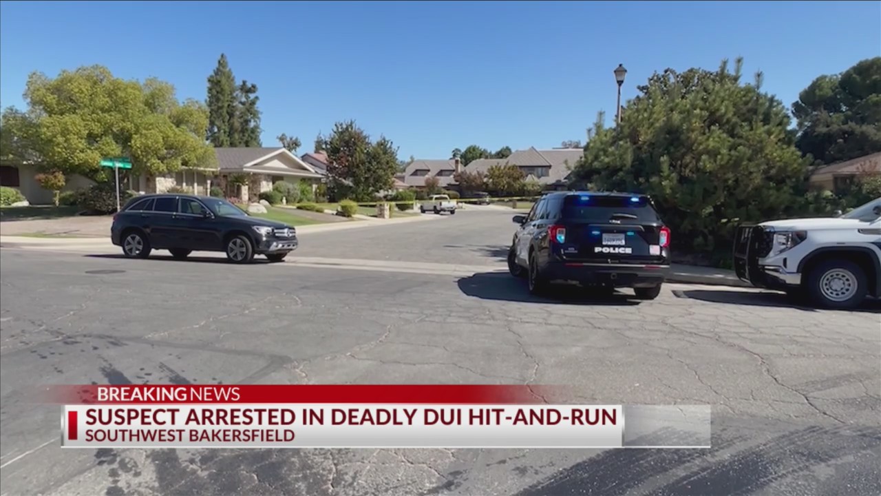 Suspect arrested in deadly hit-and-run in SW Bakersfield