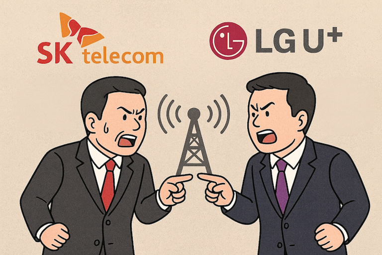같은 길, 다른 임대료?…SKT·LG U+, 주파수 재할당 ‘전쟁’